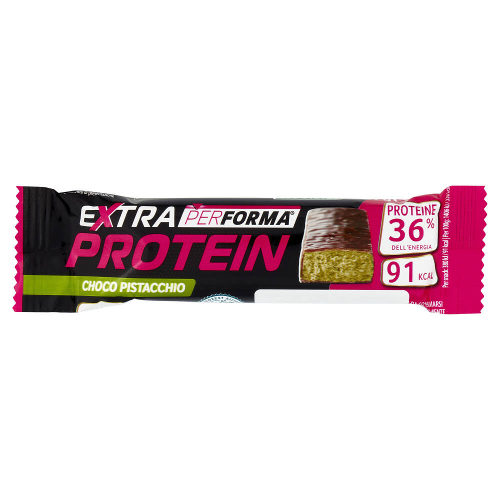 Performa Extra Protein Choco Pistacchio, barretta proteica, 91 kcal per ...