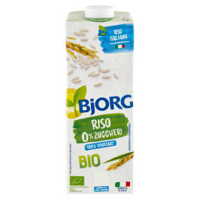 BJORG Riso 0% Zuccheri Bevanda Vegetale Bio, Senza Glutine, Prodotto in ...