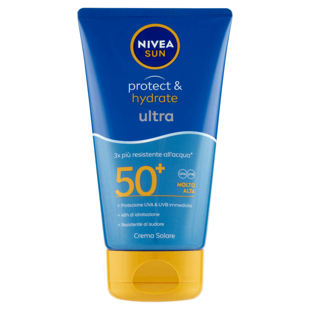Nivea Sun protect & hydrate ultra Crema Solare 50+ Molto Alta 150 ml ...