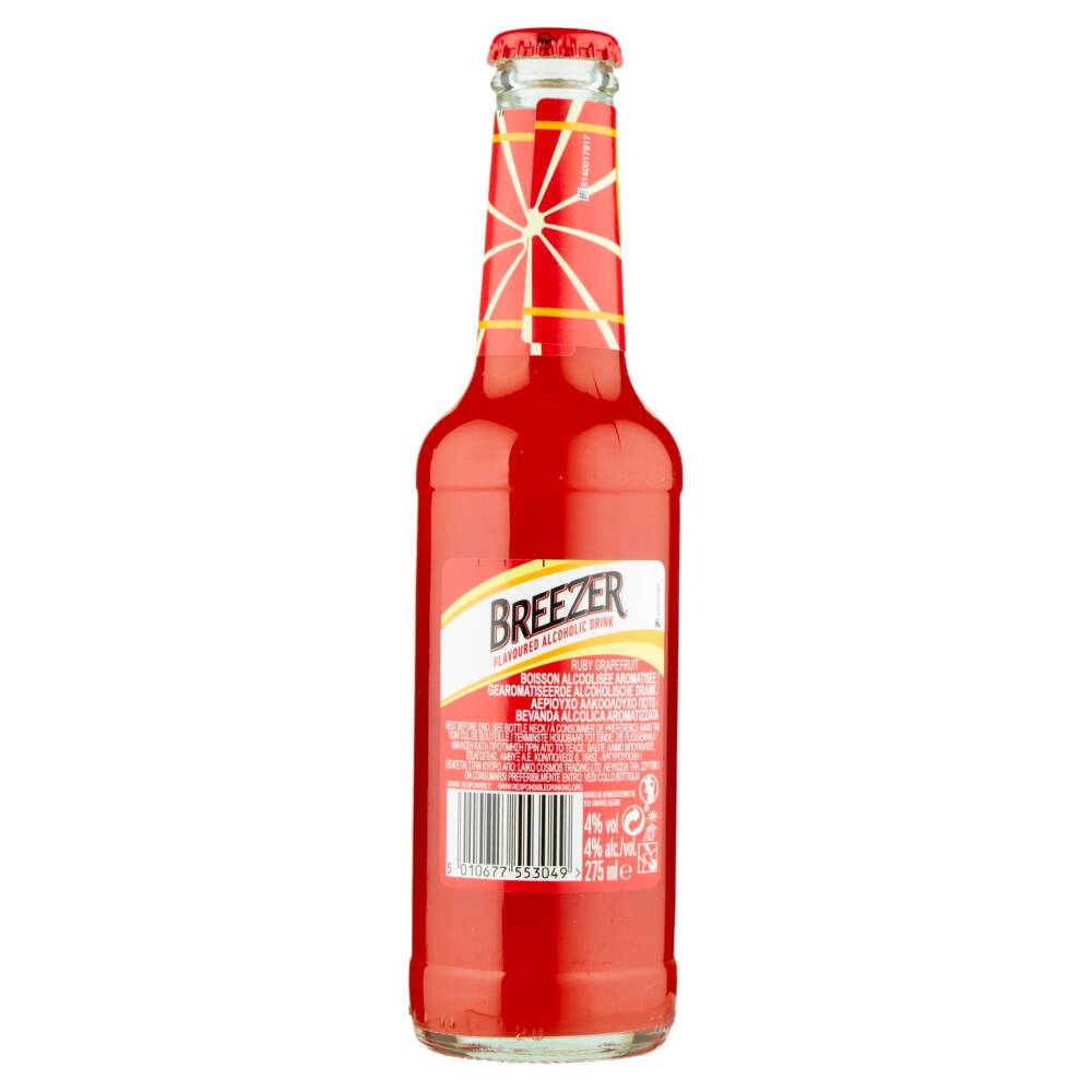 Breezer Ruby grapefruit 275 ml | NonPesa.it - Spesa Online