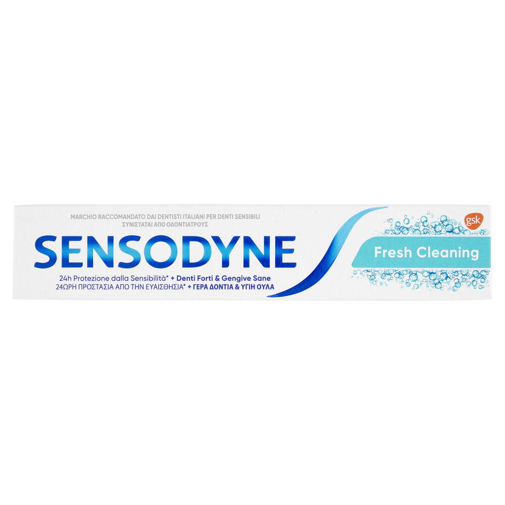 Sensodyne Dentifricio Fresh Cleaning per Denti Sensibili Gengive Sane ...