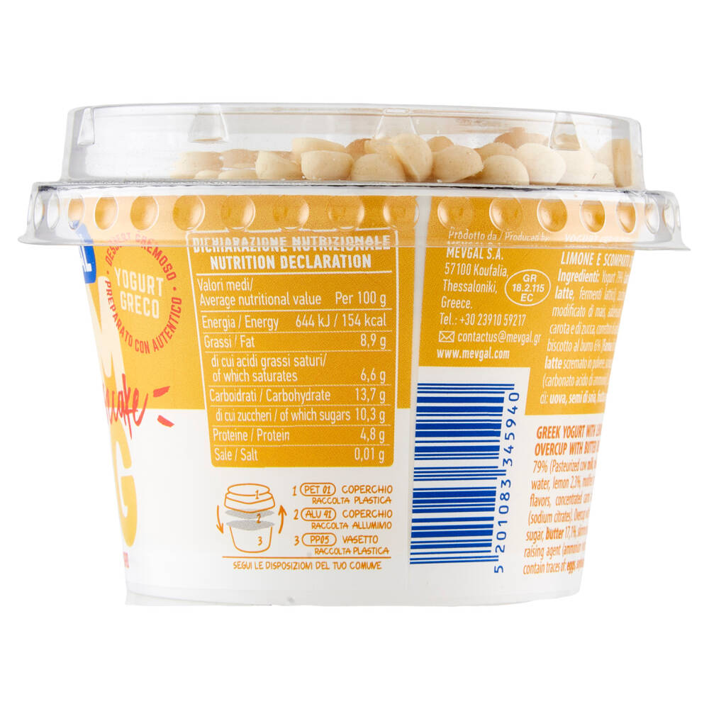 Mevgal Yum Yog lemon cheesecake 160 g | NonPesa.it - Spesa Online