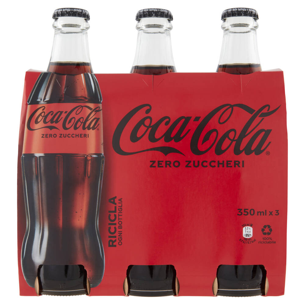 COCA-COLA Zero Zuccheri Vap 3 x 350 ml | NonPesa.it - Spesa Online