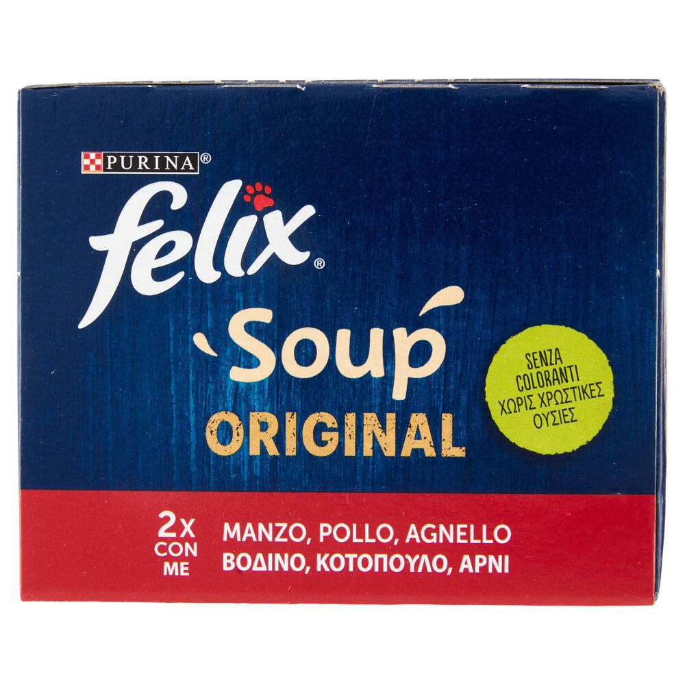 FELIX Soup Original (Manzo, Pollo, Agnello) 6 x 48 g | NonPesa.it ...