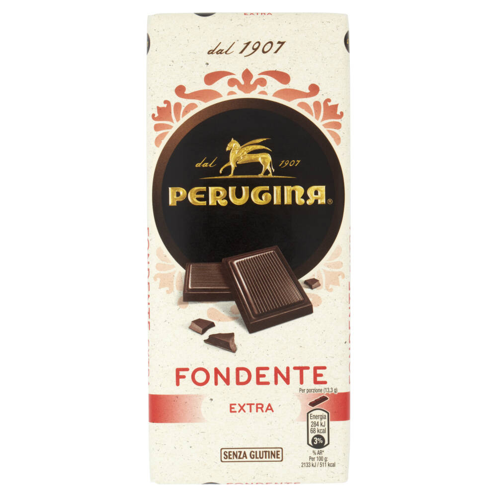 PERUGINA Fondente Extra Tavoletta di Cioccolato Fondente 80 g | NonPesa ...