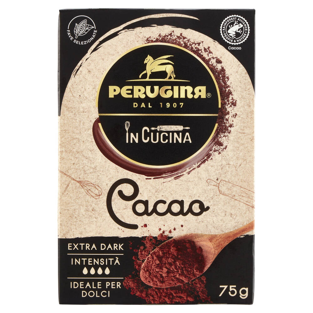 PERUGINA Extra Dark Cacao Amaro in Polvere 75g | NonPesa.it - Spesa Online
