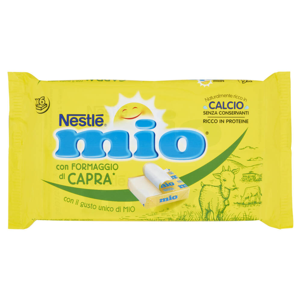 NESTLÉ MIO Formaggino con Formaggio di Capra (6 formaggini) 125 g ...