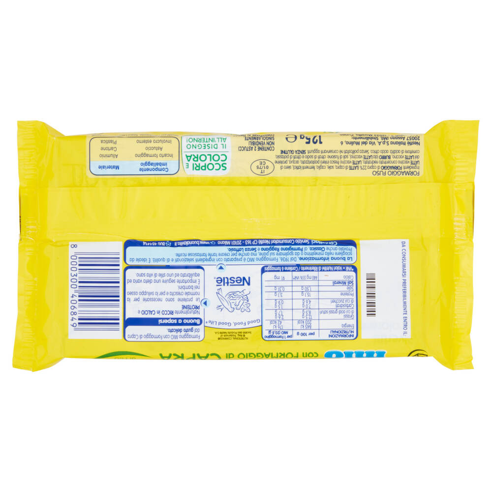 NESTLÉ MIO Formaggino con Formaggio di Capra (6 formaggini) 125 g ...
