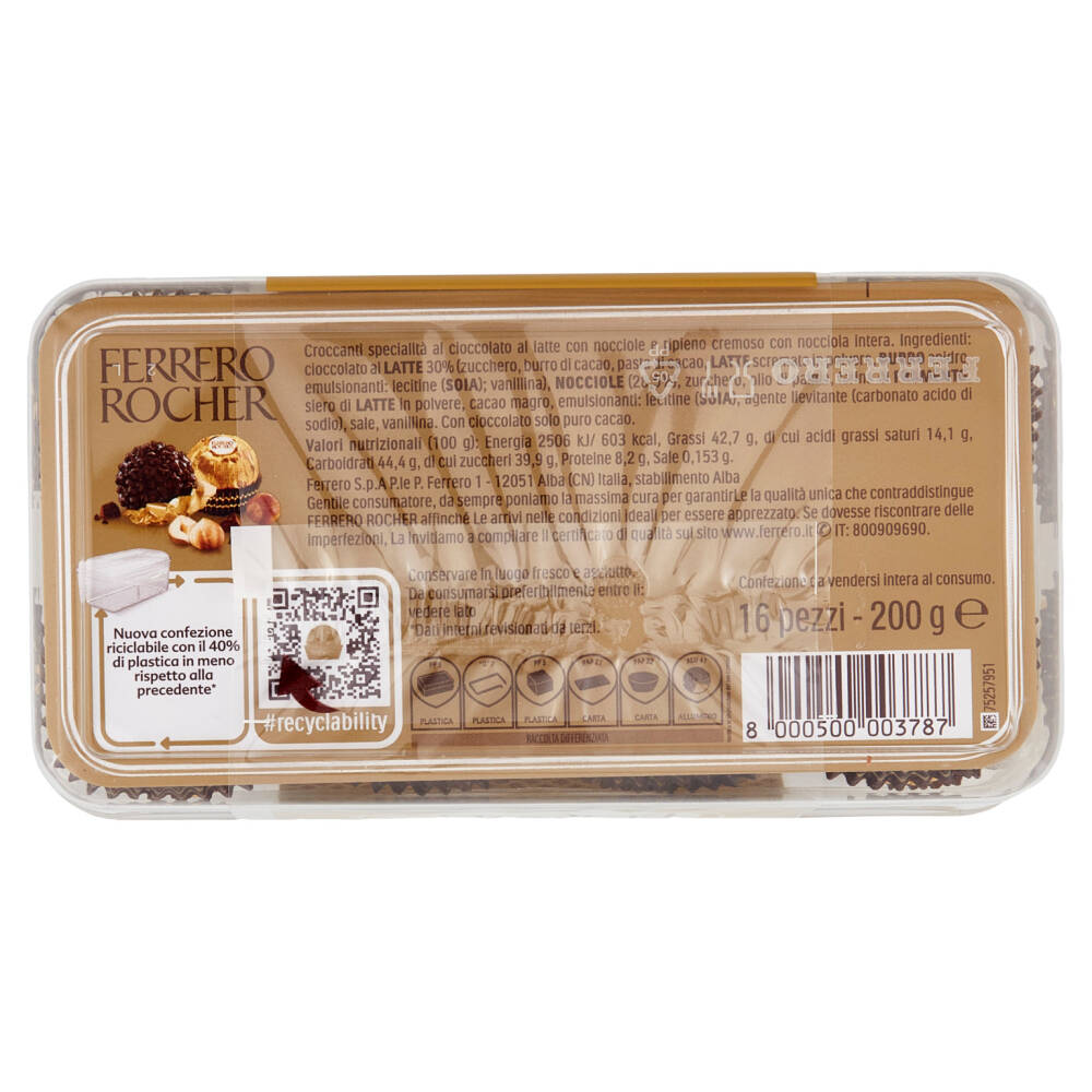 Ferrero Rocher 16 pezzi 200 g | NonPesa.it - Spesa Online
