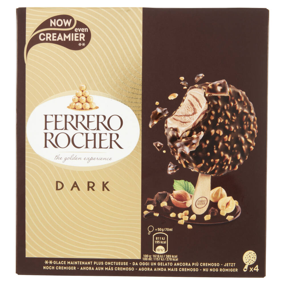 Ferrero Rocher Dark 4 x 50 g | NonPesa.it - Spesa Online