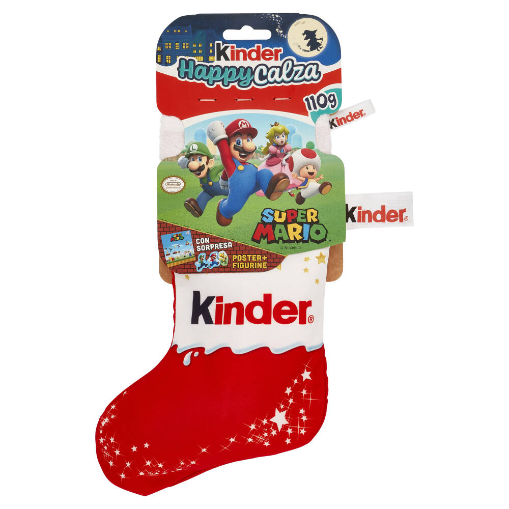 Kinder Happy Calza Super Mario 10 pezzi 110 g | NonPesa.it - Spesa Online