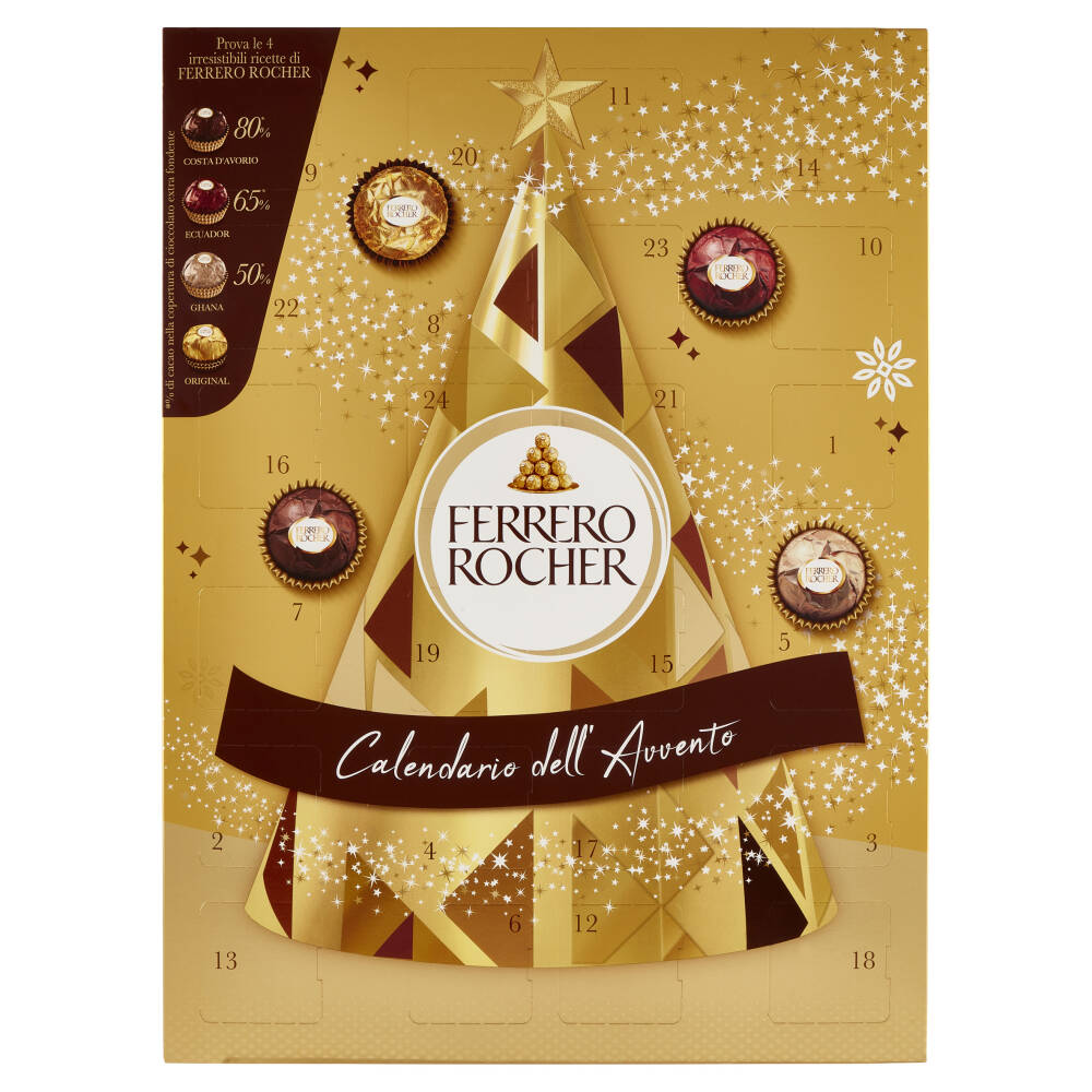 Ferrero Rocher Calendario dell'Avvento 24 pezzi 300 g | NonPesa.it ...