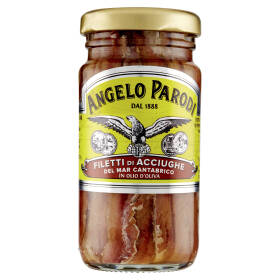 Angelo Parodi Filetti di acciughe del Mar Cantabrico in olio d'oliva ...