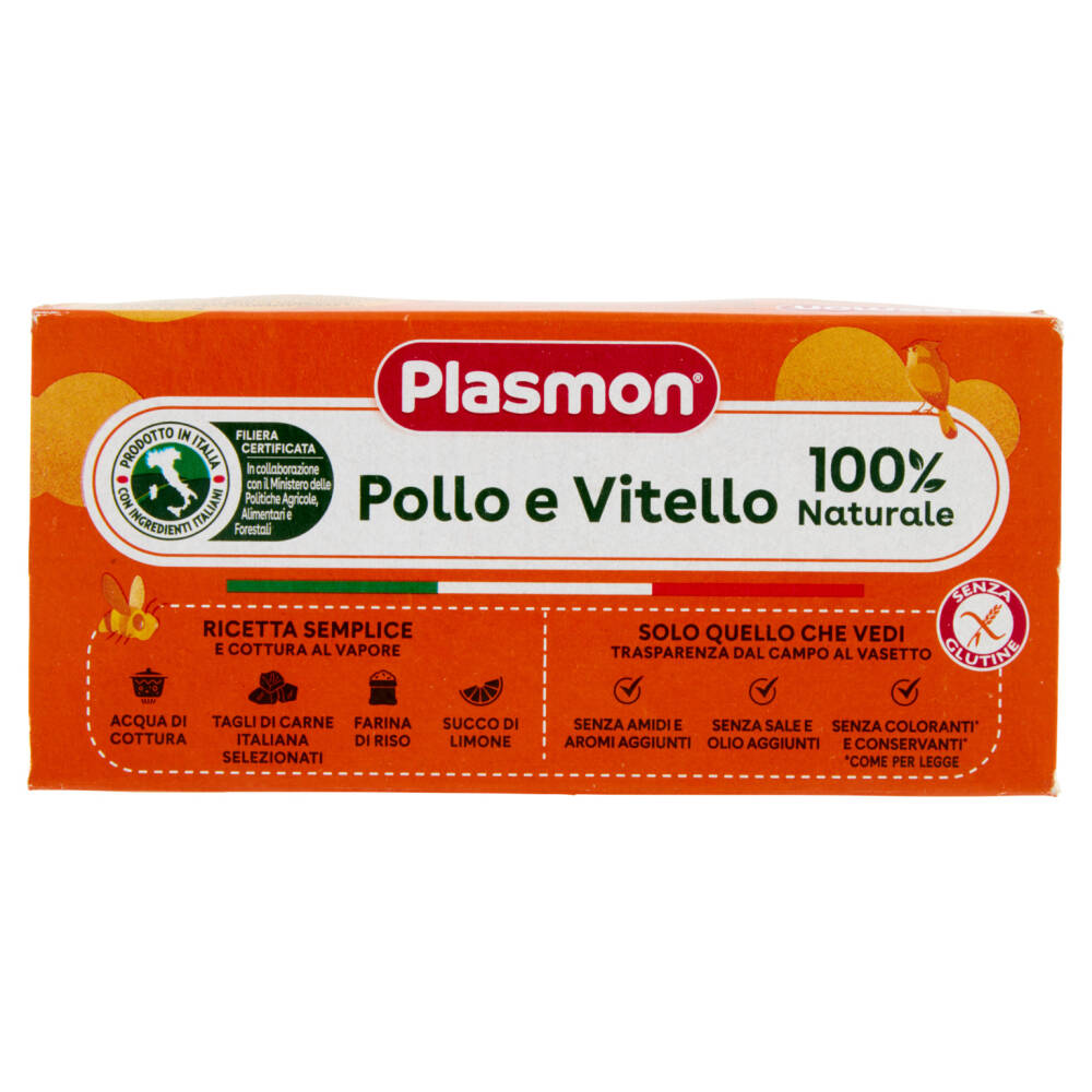 Plasmon Omogeneizzato Pollo e Vitello con cereale 2 x 80 g | NonPesa.it ...