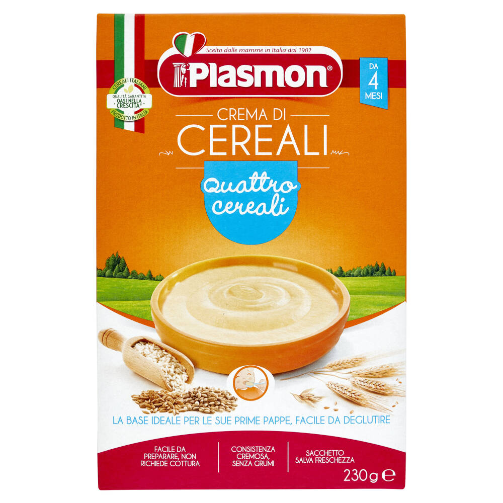 Plasmon Crema di Cereali quattro cereali 230 g | NonPesa.it - Spesa Online