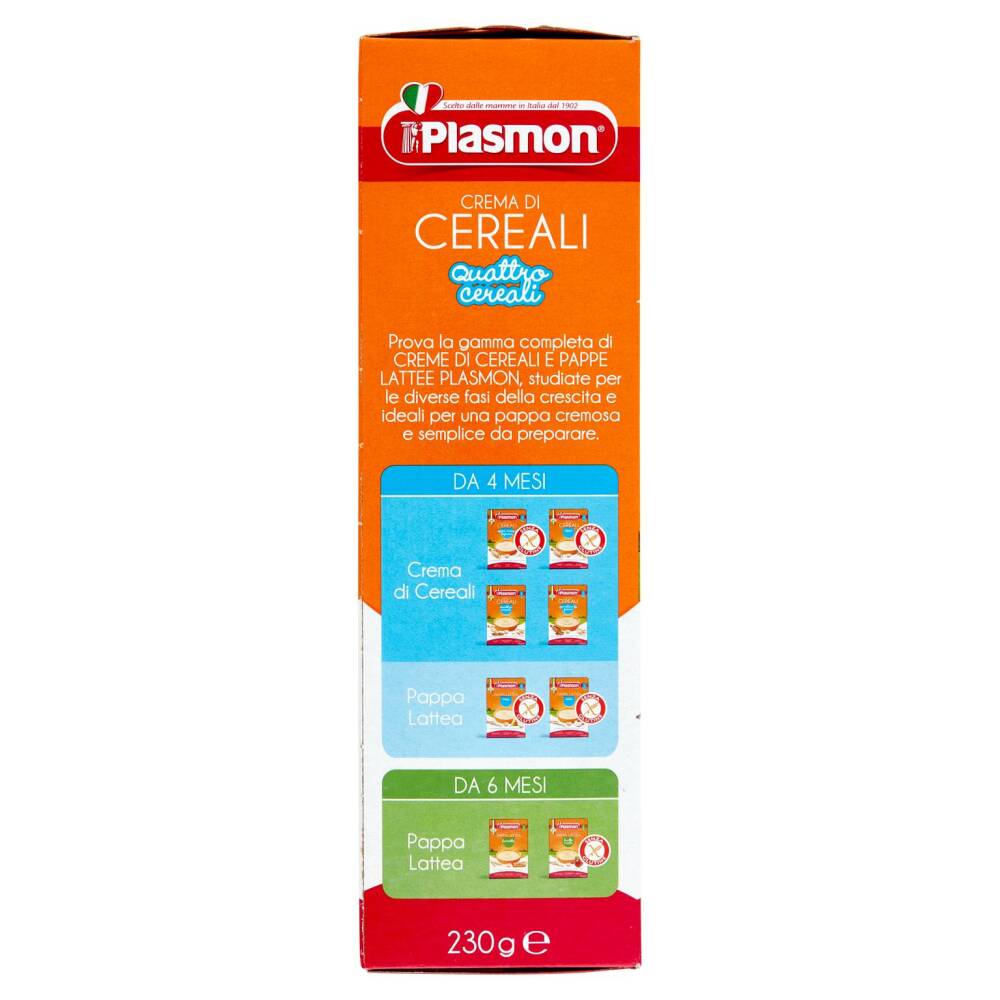 Plasmon Crema di Cereali quattro cereali 230 g | NonPesa.it - Spesa Online