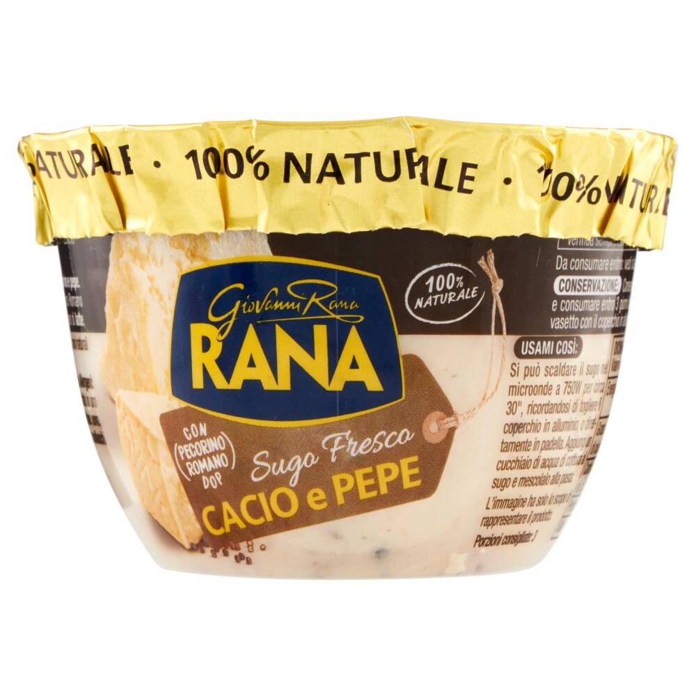 Giovanni Rana Sugo Fresco Cacio e Pepe 150 g | NonPesa.it - Spesa Online