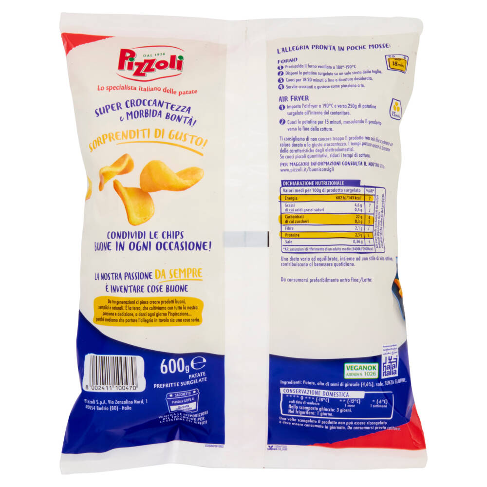 Pizzoli PataSnella Wow che Chips! 600 g | NonPesa.it - Spesa Online