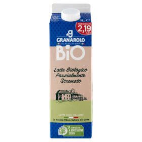 Granarolo Bio Latte Biologico Parzialmente Scremato 1 L | NonPesa.it ...