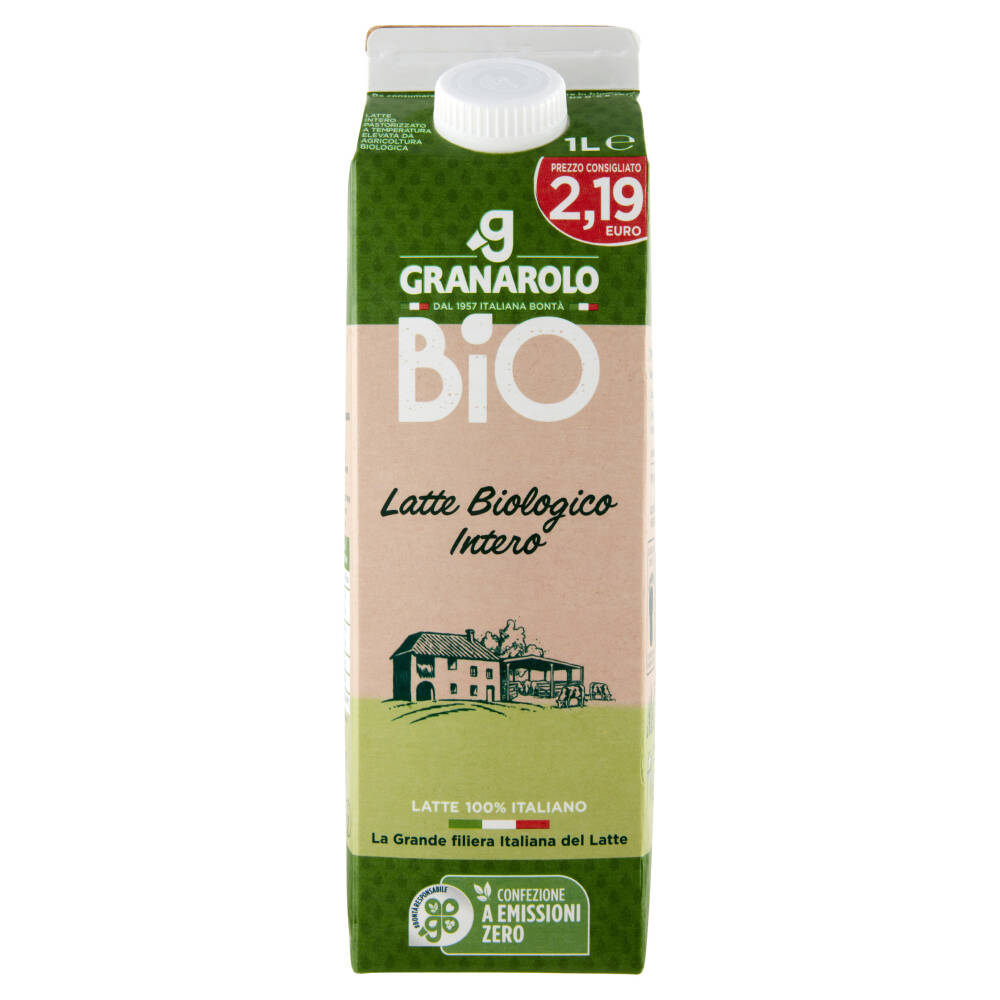 Granarolo Bio Latte Biologico Intero 1 L | NonPesa.it - Spesa Online