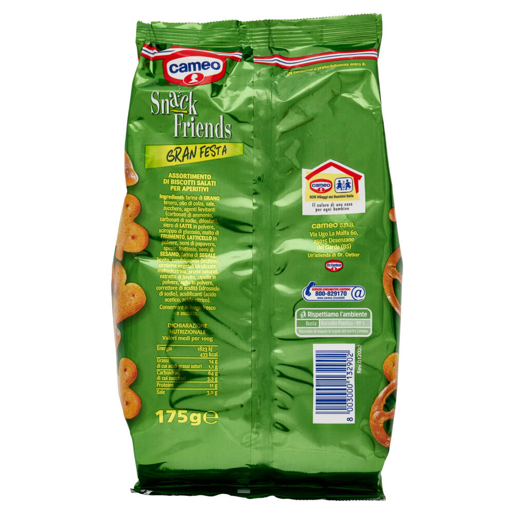 cameo Snack Friends Gran Festa 175 g | NonPesa.it - Spesa Online