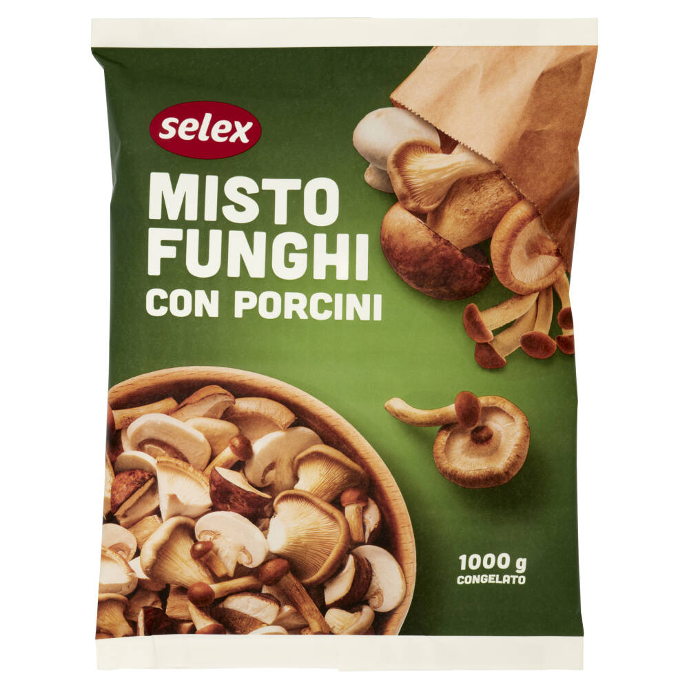 Selex Misto Funghi con Porcini Congelati 1 kg | NonPesa.it - Spesa Online