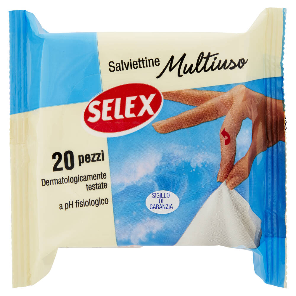 Selex Salviettine Milleusi 20 pezzi | NonPesa.it - Spesa Online