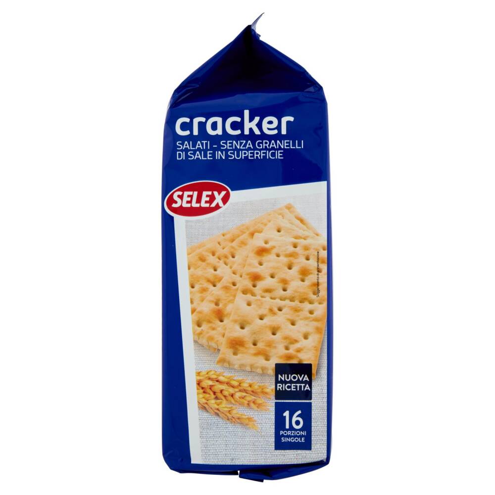 Selex Cracker Non Salati in Superficie 16x31,25 g | NonPesa.it - Spesa ...