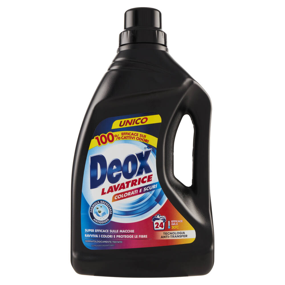 Deox Lavatrice Colorati e Scuri, Tecnologia Anti-Transfer, 24 lav, 1200 ...