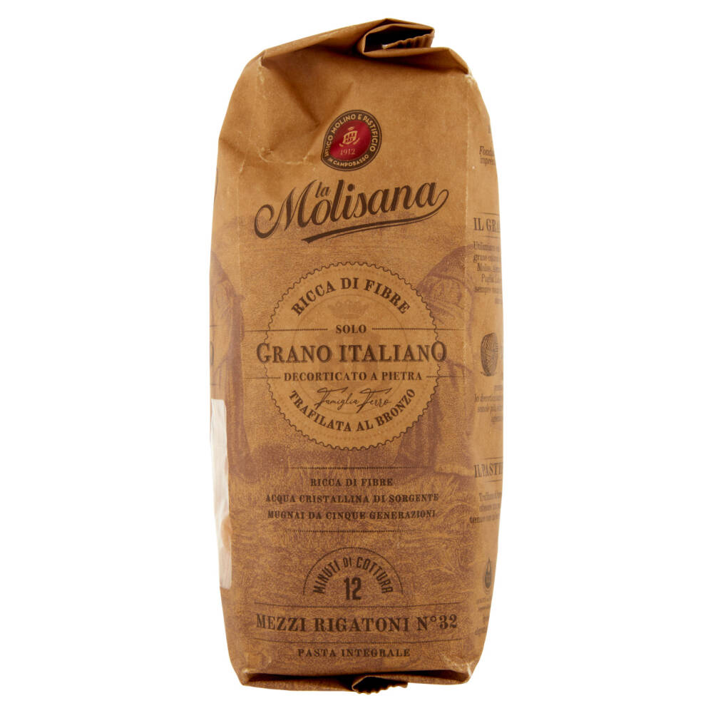 La Molisana integrale 32 Mezzi Rigatoni 500 g | NonPesa.it - Spesa Online