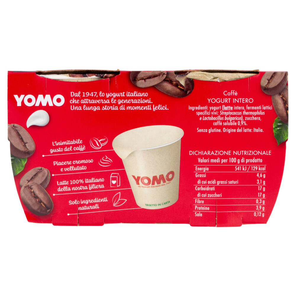 Yomo Intero Caffè 2 x 125 g | NonPesa.it - Spesa Online