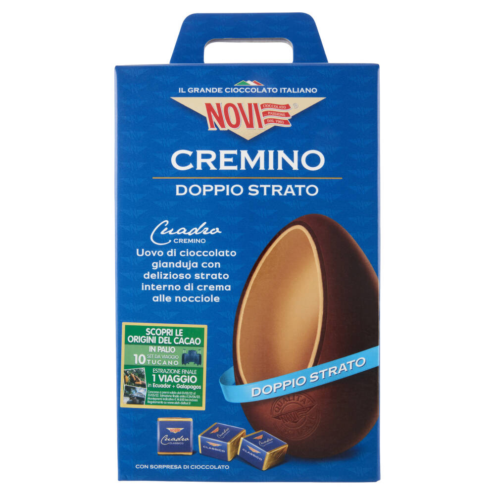 Novi Uovo Cremino Doppio Strato + Cuadro Cremino 280 g | NonPesa.it ...