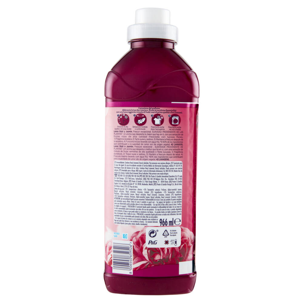 Lenor Ammorbidente Bucato Gelsomino Scarlatto 42 Lavaggi 966 ml ...