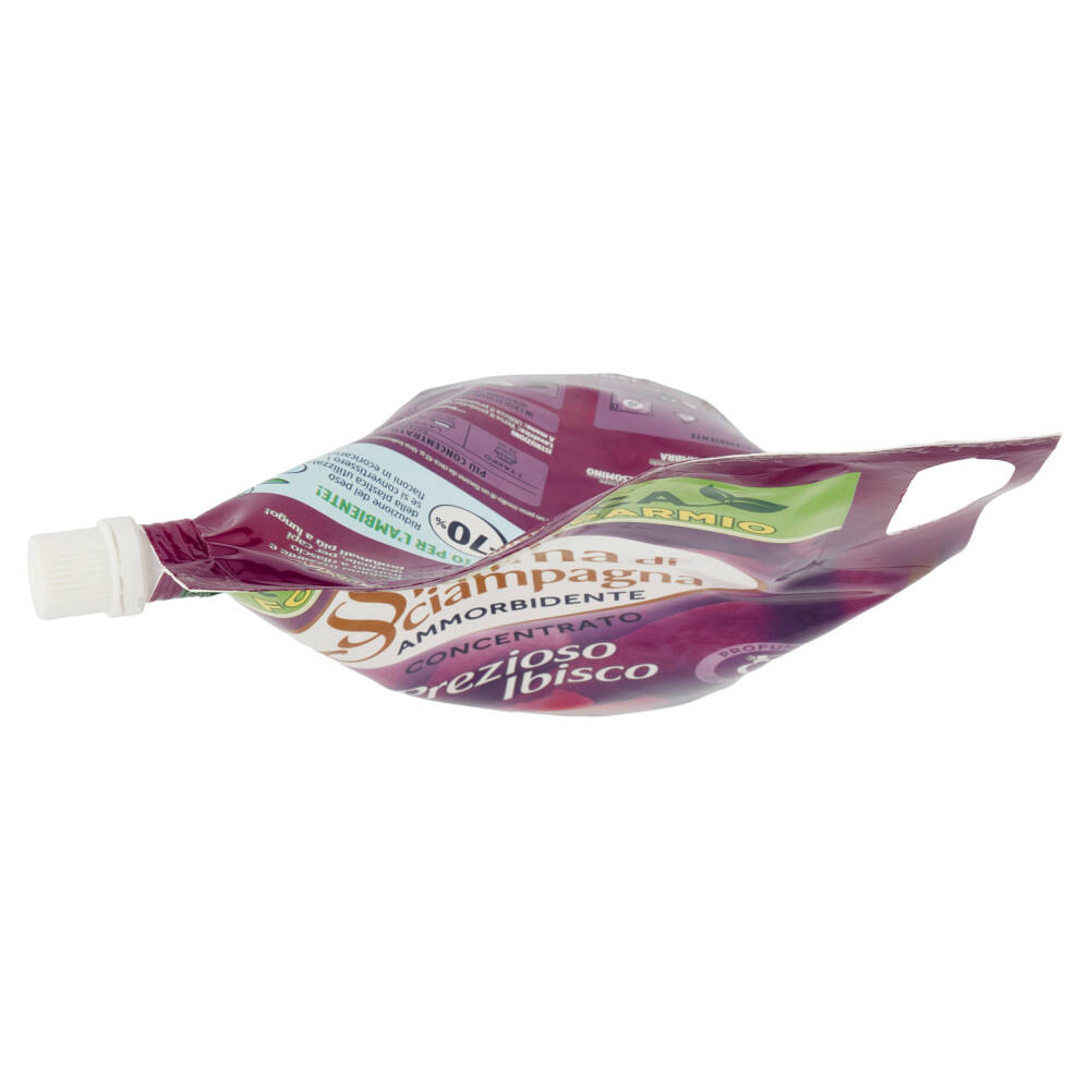 Spuma di Sciampagna Ammorbidente Concentrato Prezioso Ibisco Ecoricarica 1200 ml | NonPesa.it ...