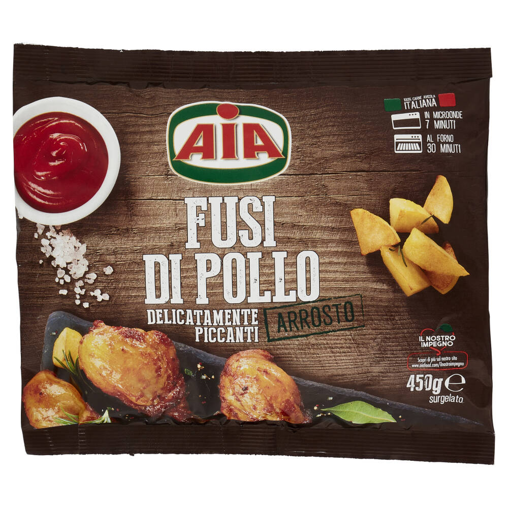 Aia Fusi di Pollo Delicatamente Piccanti Arrosto surgelato 450 g ...