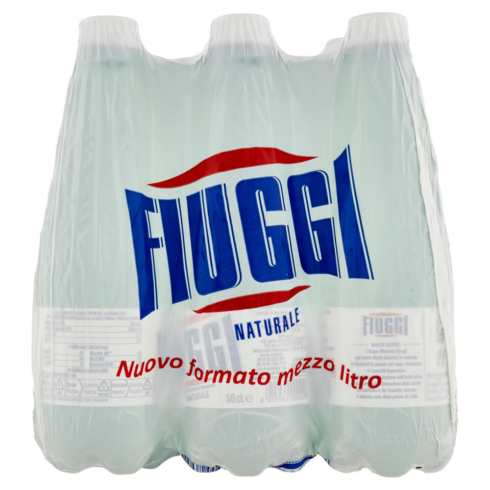 Fiuggi Acqua Minerale Naturale Oligominerale Naturale 6 x 0,5 LT ...