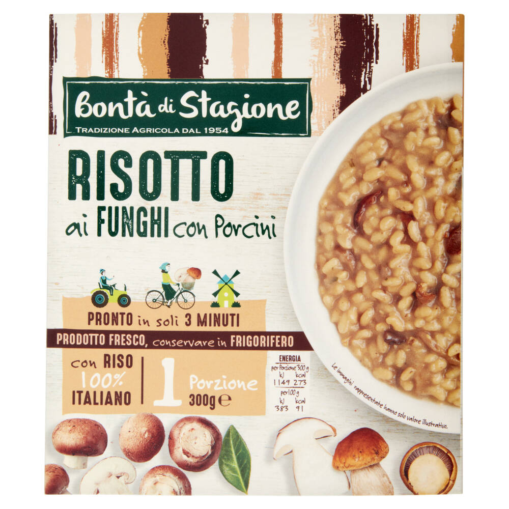 Bontà di Stagione Risotto ai Funghi con Porcini 300 g | NonPesa.it ...