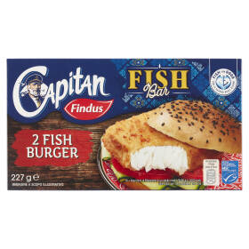 Capitan Findus Fish Bar 2 Fish Burger 227 g | NonPesa.it - Spesa Online