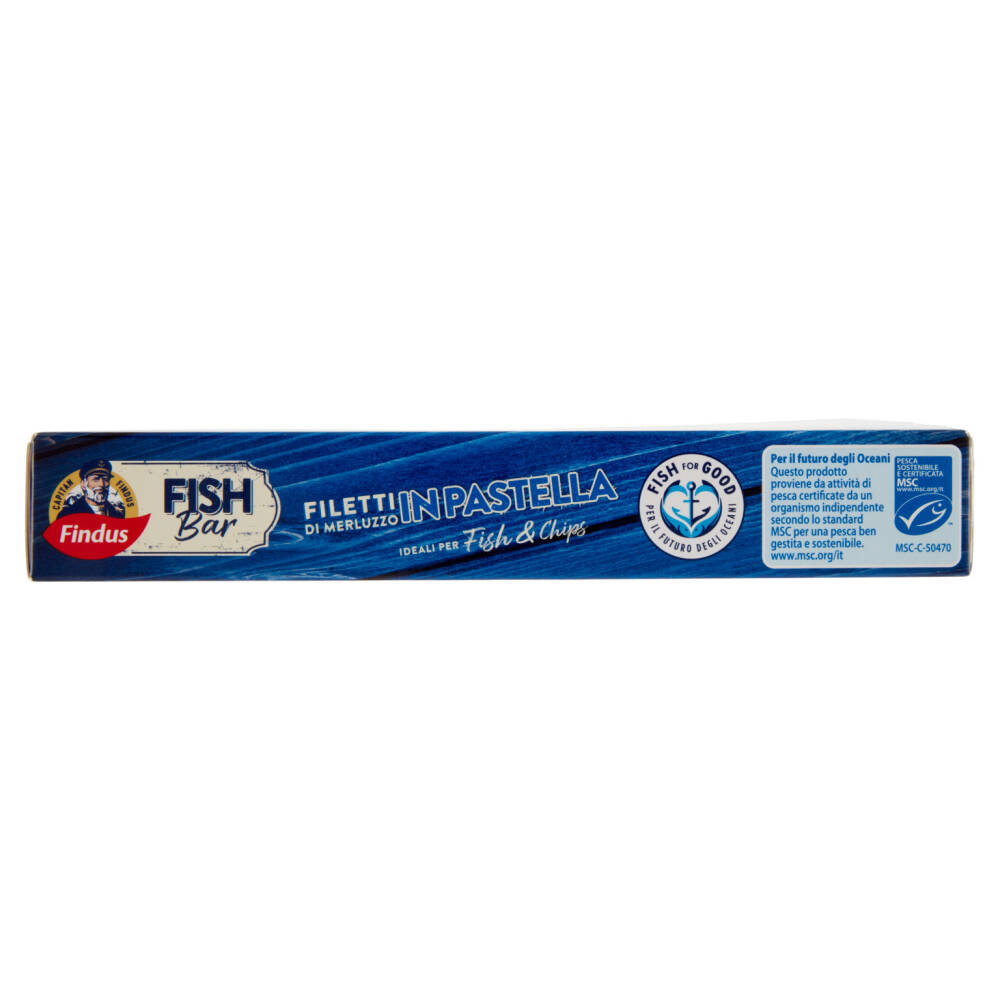 Capitan Findus Fish Bar Filetti di Merluzzo in Pastella 240 g | NonPesa ...