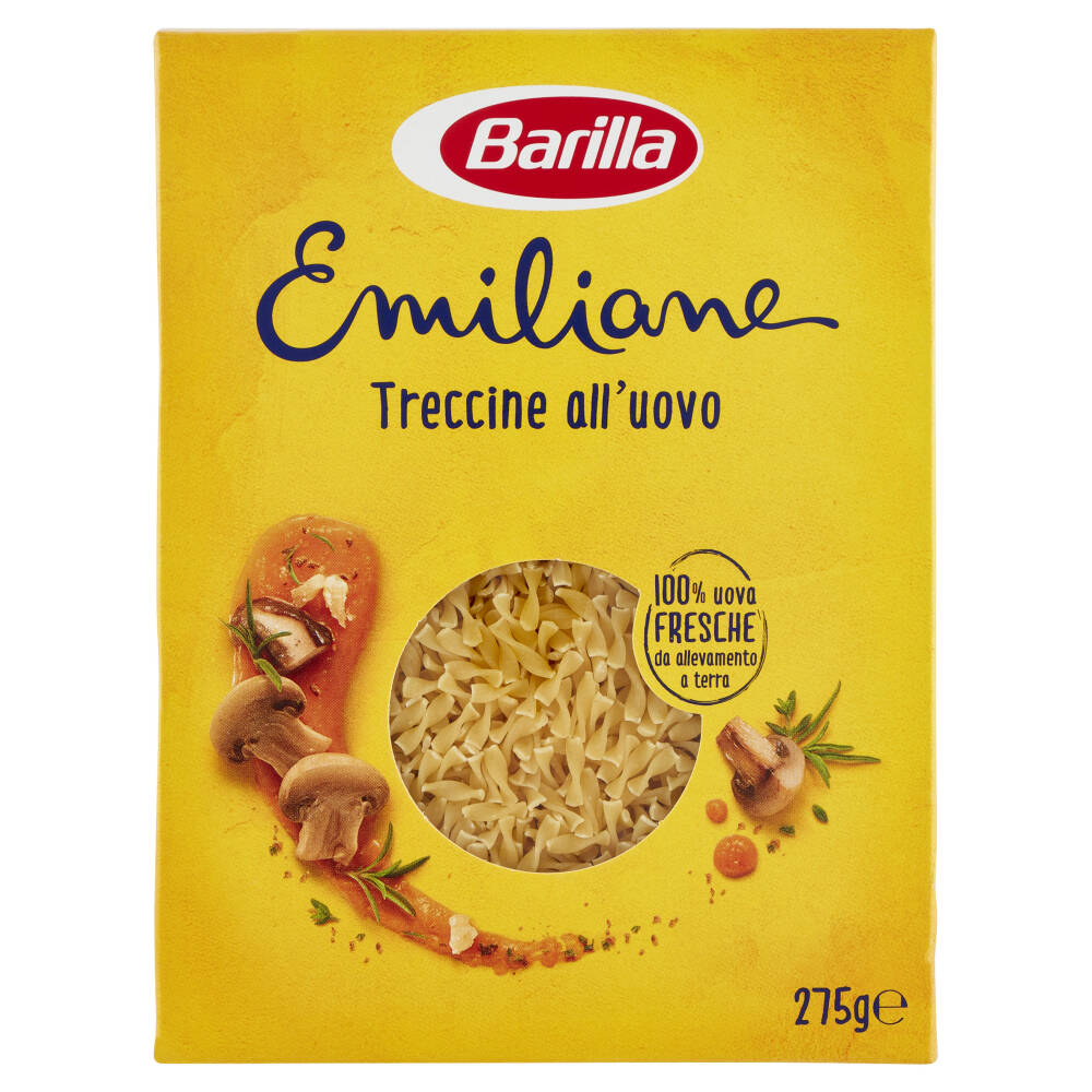 Barilla Emiliane Treccine Pasta all'Uovo 275g | NonPesa.it - Spesa Online