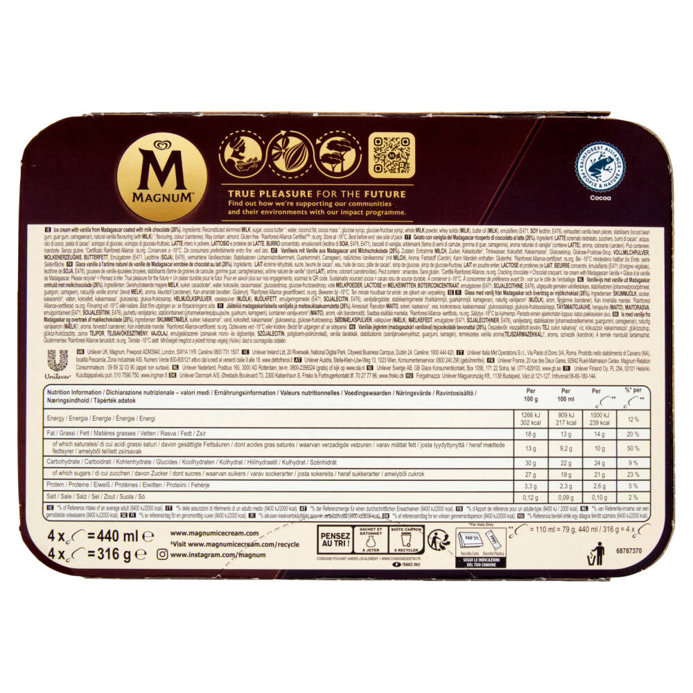 Magnum Classic 4 x 79 g | NonPesa.it - Spesa Online