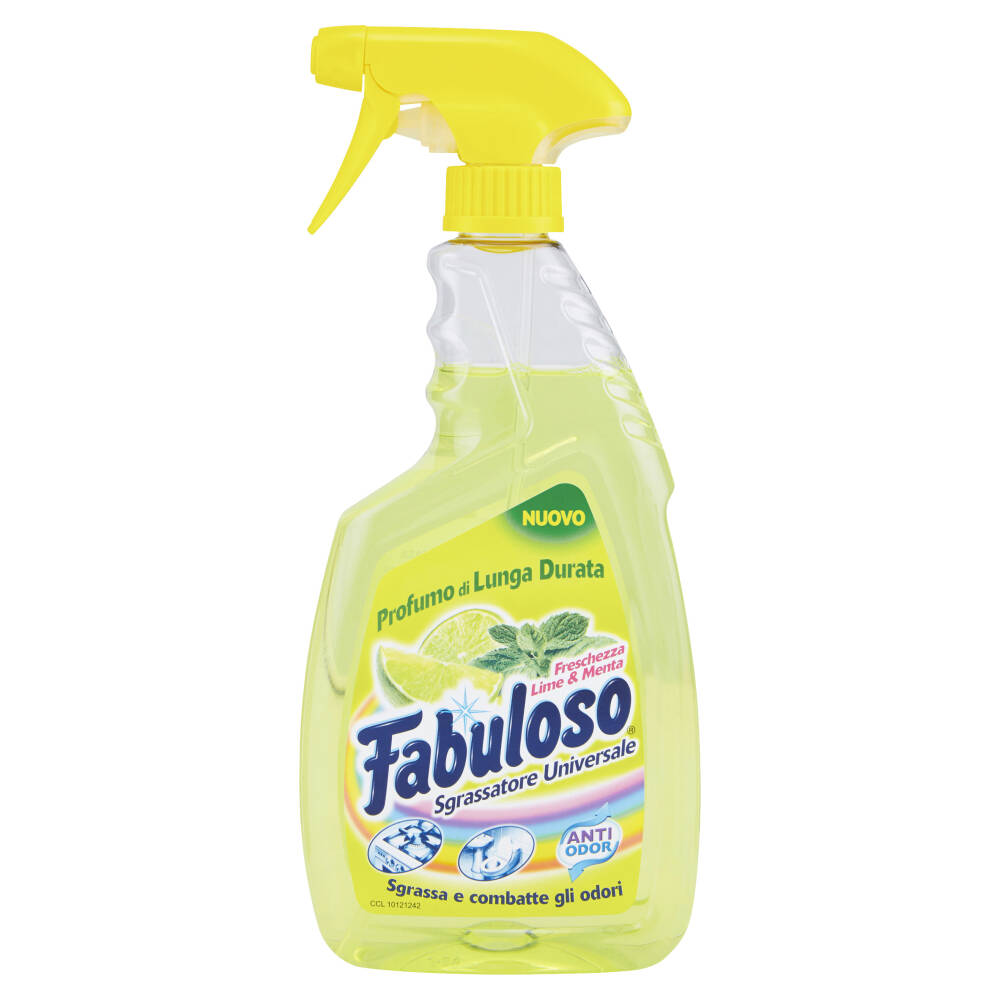Fabuloso detersivo spray Sgrassatore Universale Lime&Menta 600 ml ...